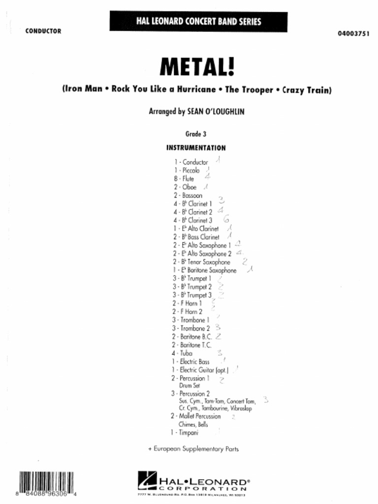 Metal! - Full Score | PDF