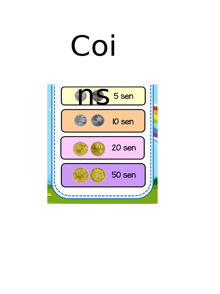 Coins Lesson | PDF