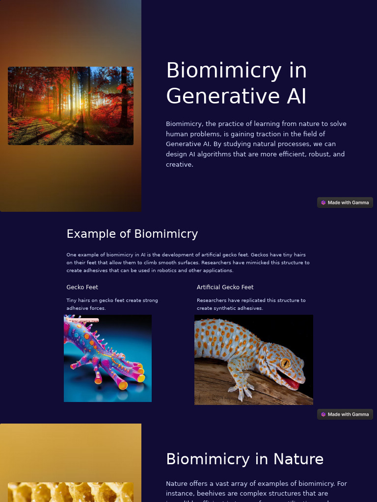 Biomimicry in Generative AI Design | PDF | Artificial Intelligence ...