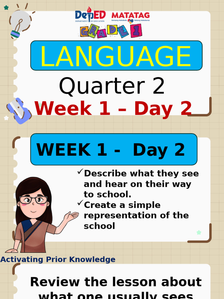 Language Q2 W1 Day2 | PDF | Cognition | Learning