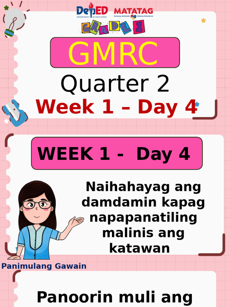 GMRC Q2w1 Day 4 | PDF