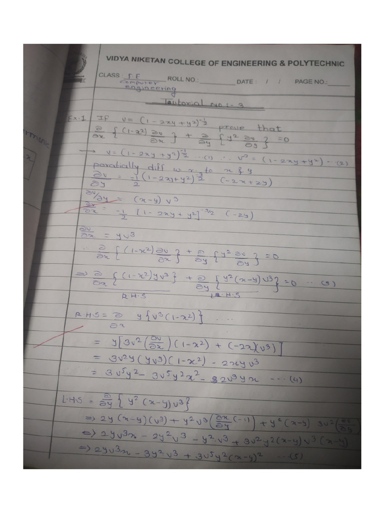 Maths Tutorial 3 | PDF