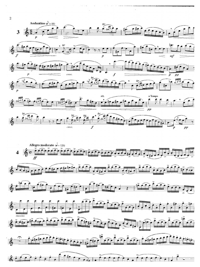 Ferling Pierlot - 48 Fameuses Des Pour Hautbois Ou Saxophone 2 | PDF