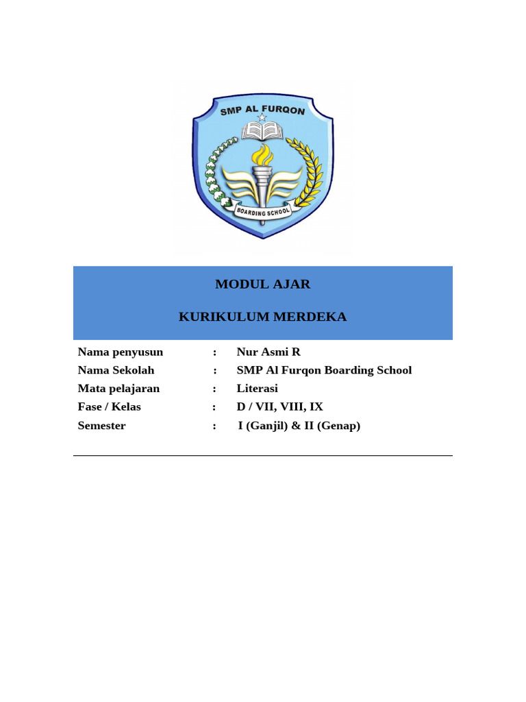 Cover Modul Ajar | PDF