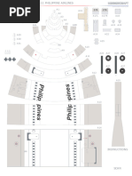 United Airlines B747-400 N118UA Papercraft | PDF