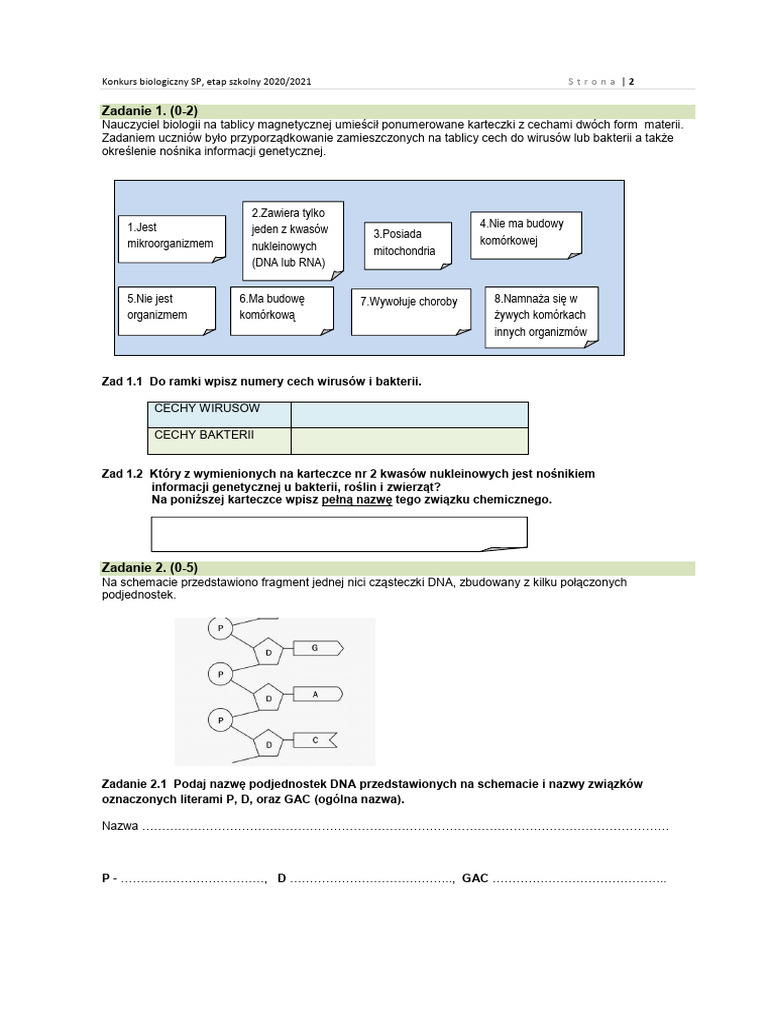 Zadania Konkurs | PDF