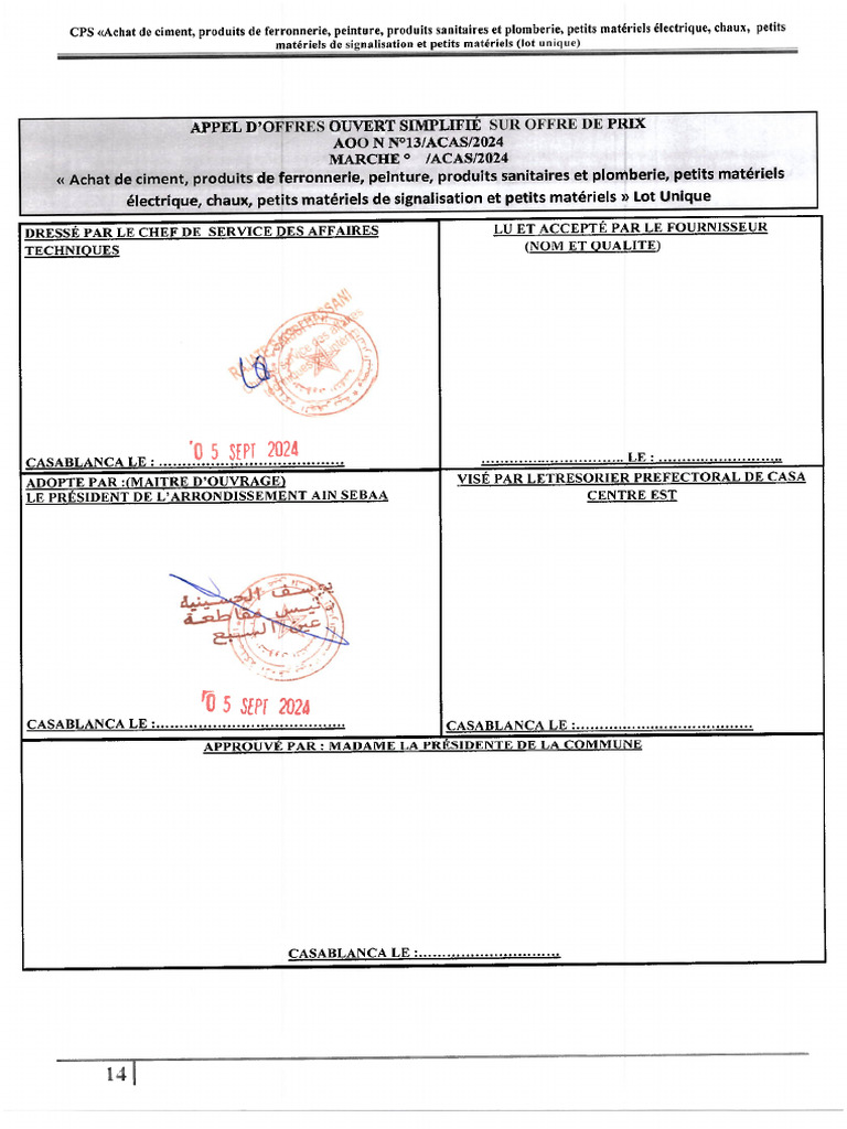 6-Derniere Page CPS Aoosn°13-Acas-2024 | PDF