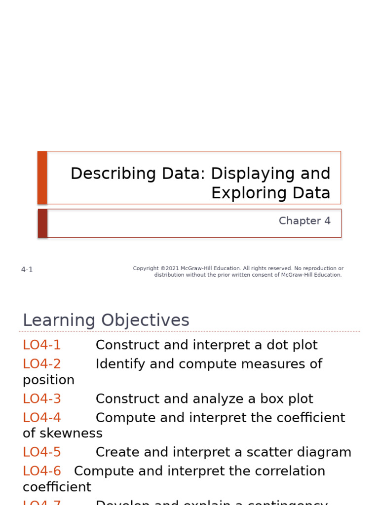 Lind 18e Chap004 PPT | PDF | Skewness | Quartile