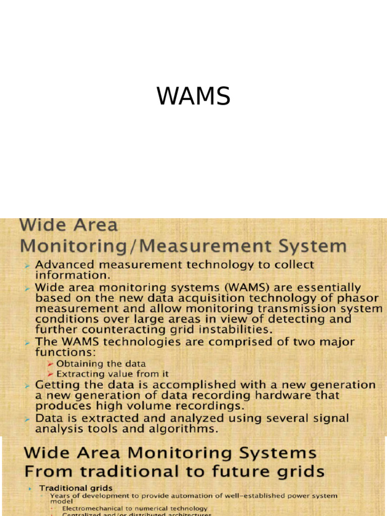 WAMS | PDF
