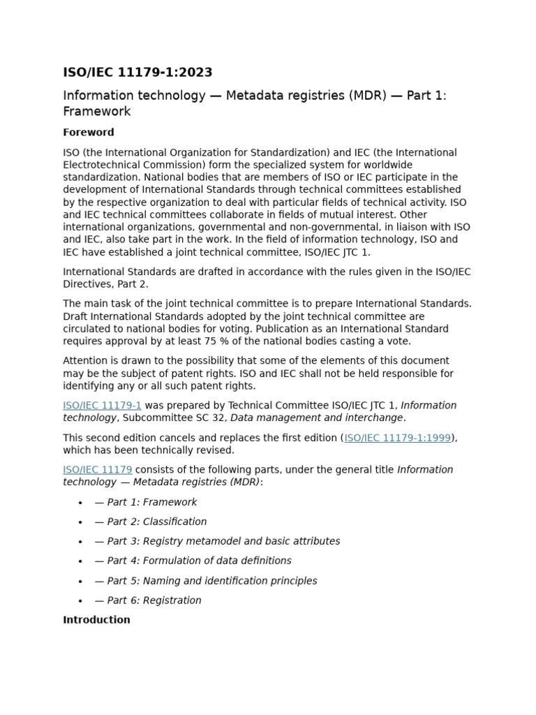 ISO-IEC-11179-1-2023 - Information Technology - Metadata Registries ...