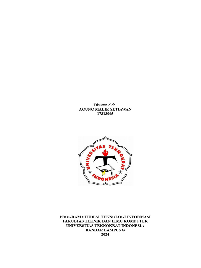 File Master Skripsi-Full AgungMalikSetiawan-siap Cetak | PDF | Komputer