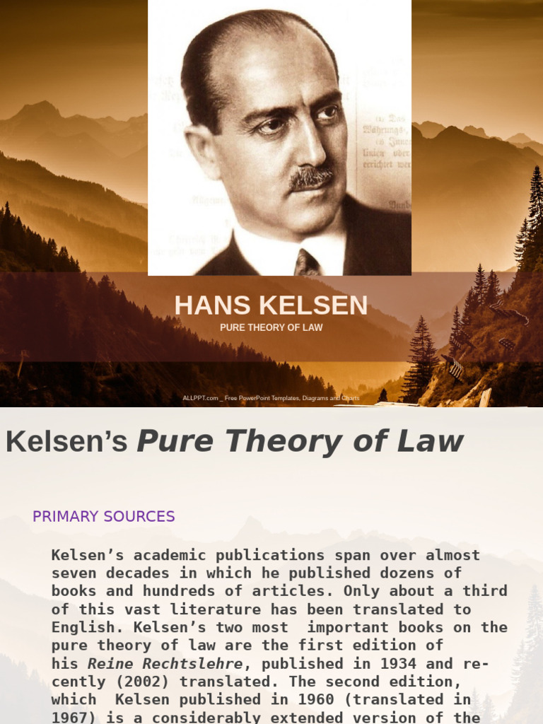 Kelsen's Pure Theory of Law Explained | PDF | Jurisprudence