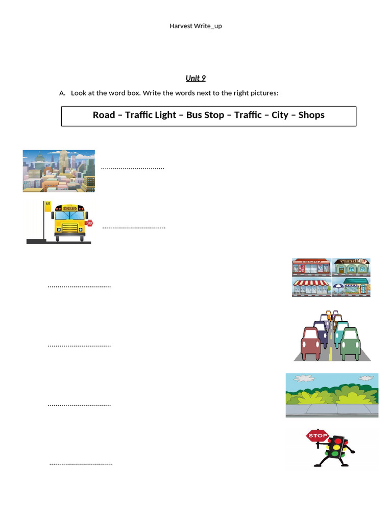 Harvest Write - Up Unit 9 | PDF | Language Arts & Discipline | Foreign ...