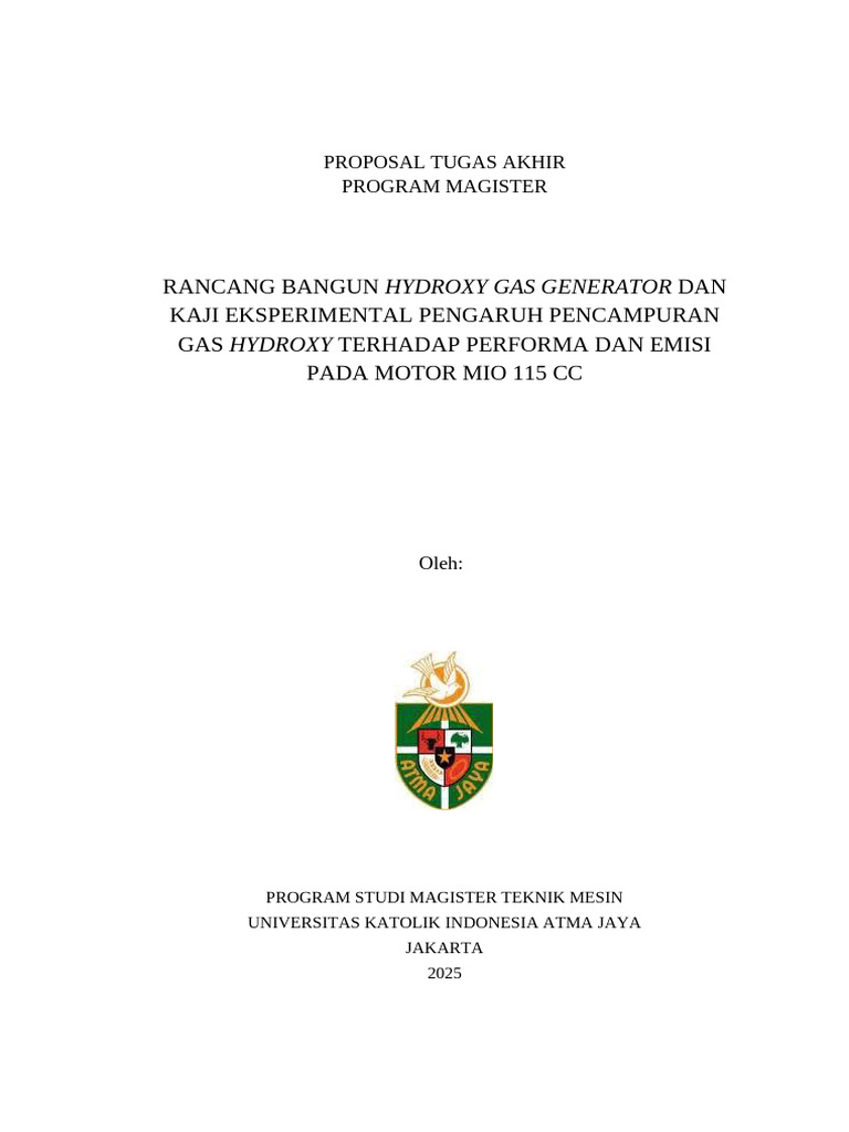 Contoh Proposal TA 2 | PDF