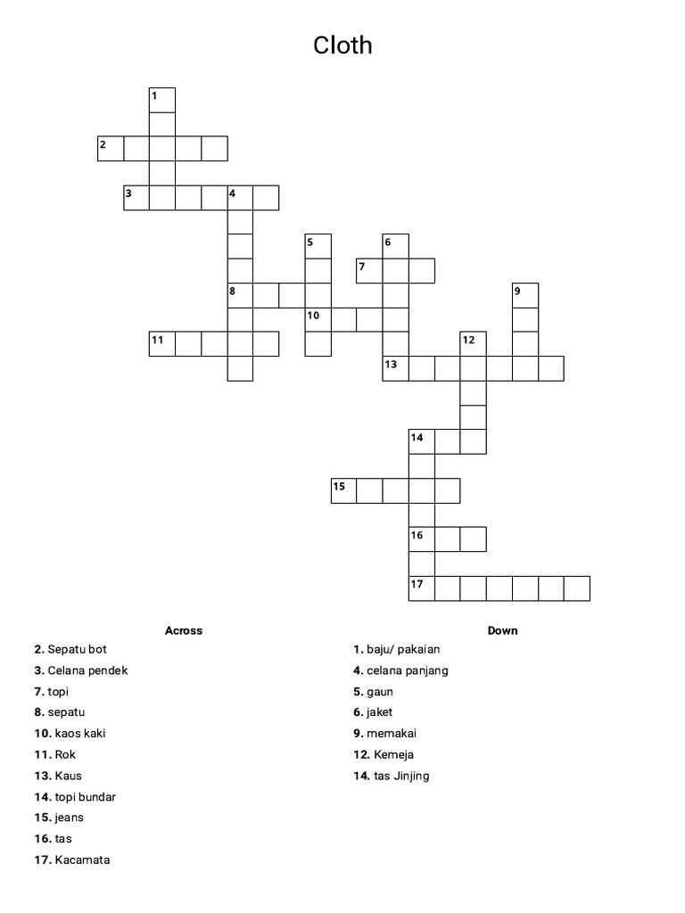 cloth | PDF | Human Appearance | Softlines (Retail)