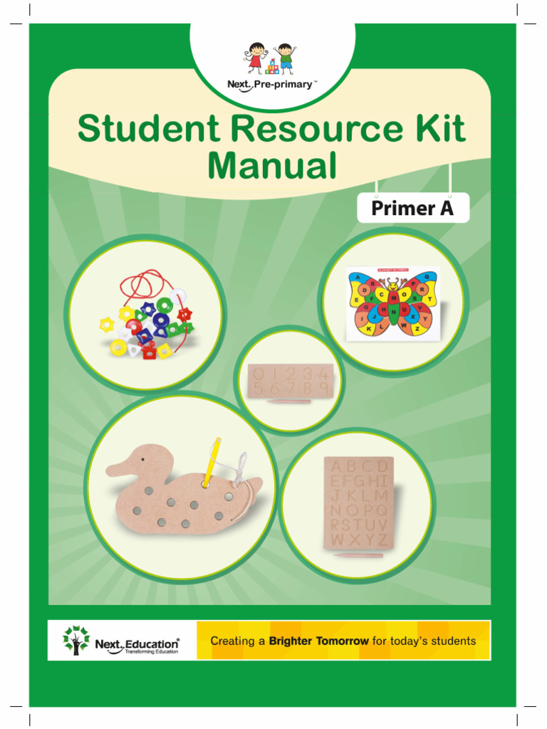 Primer A-Student Resource Kit-Manual | PDF | Sewing Needle | Thumb