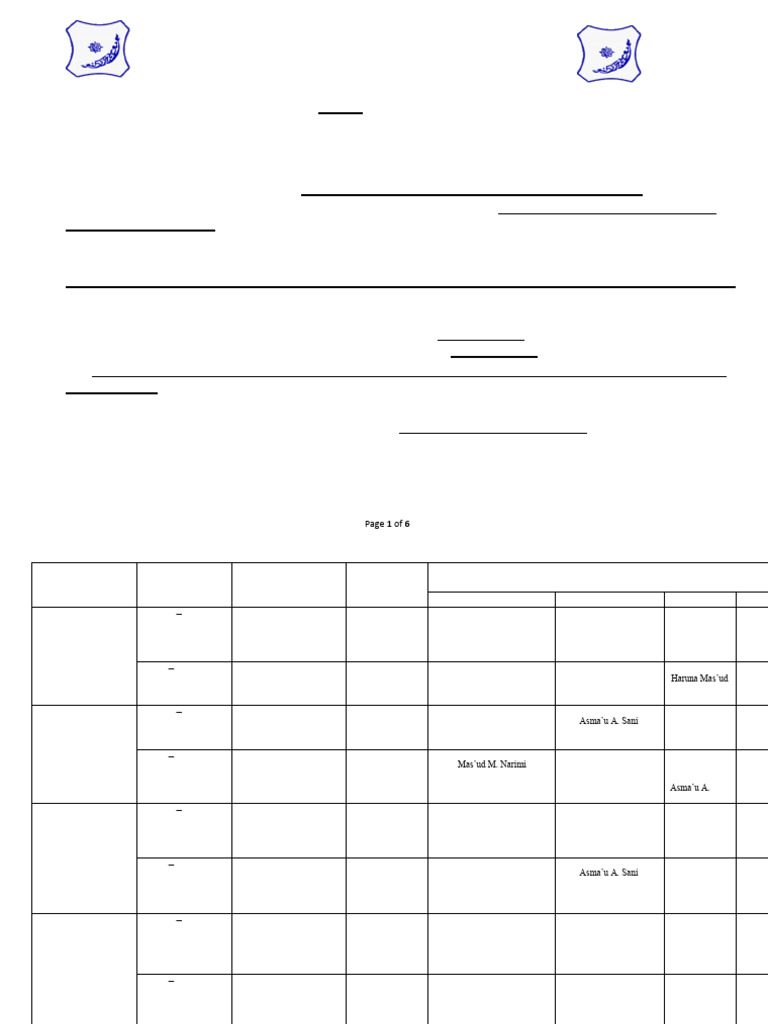 Bayero University Law Exam Timetable 2024 | PDF