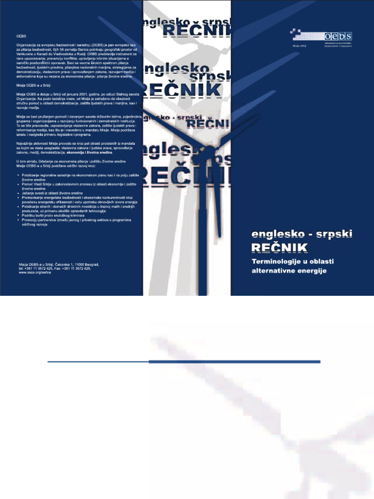 Recnik Alternativne Energije | PDF