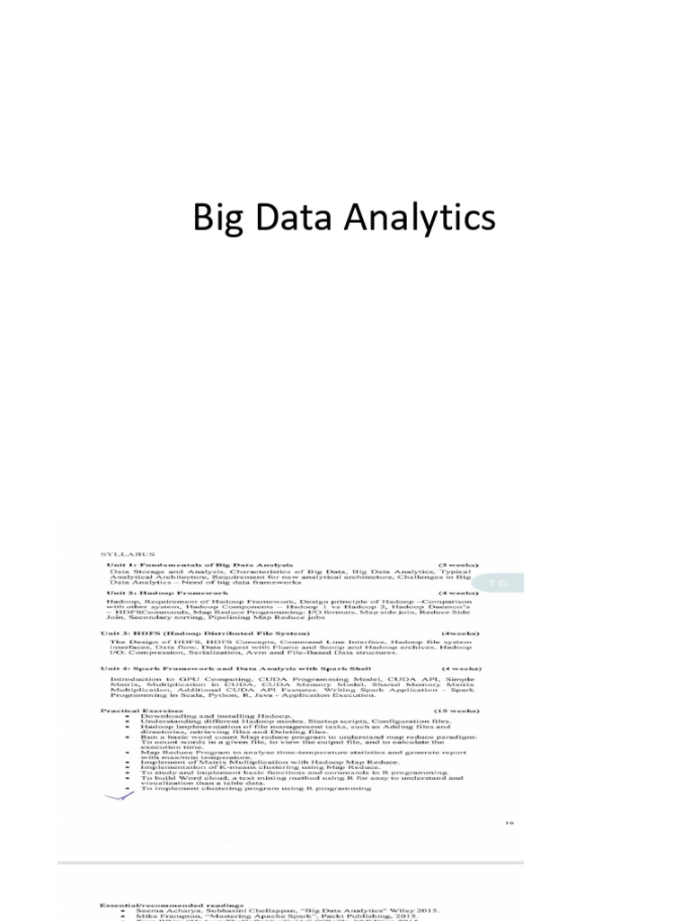 Mypresentation 1 | PDF | Apache Hadoop | Analytics