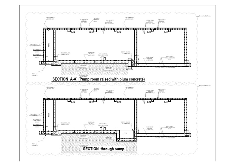 w-tank-pump room | PDF | Civil Engineering | Building Materials