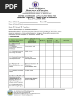 SBM Self Assessment Checklist 2025 | PDF | Learning | Teachers