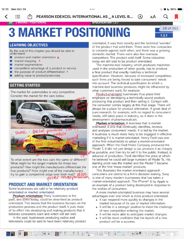 Market Positioning | PDF