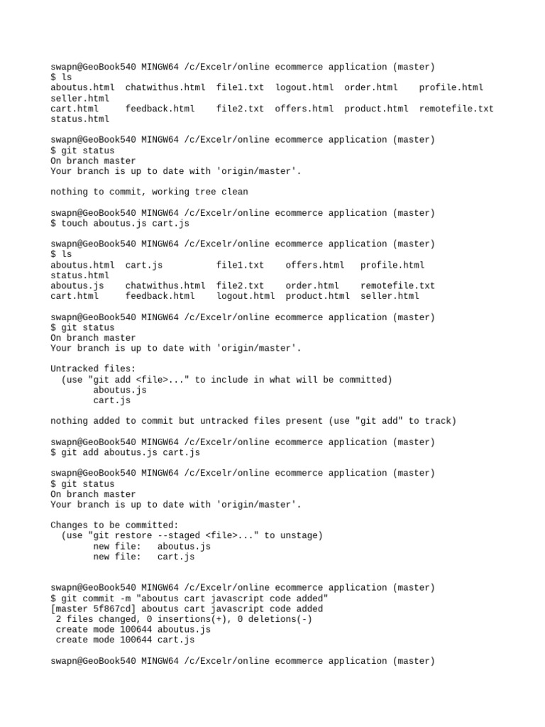 Git Reset | PDF | Java Script | Text File