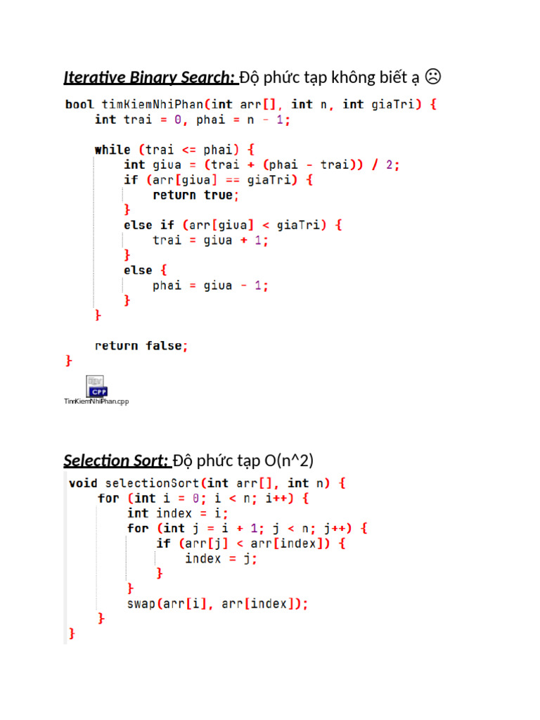 Do Phuc Tap Thuat Toan | PDF