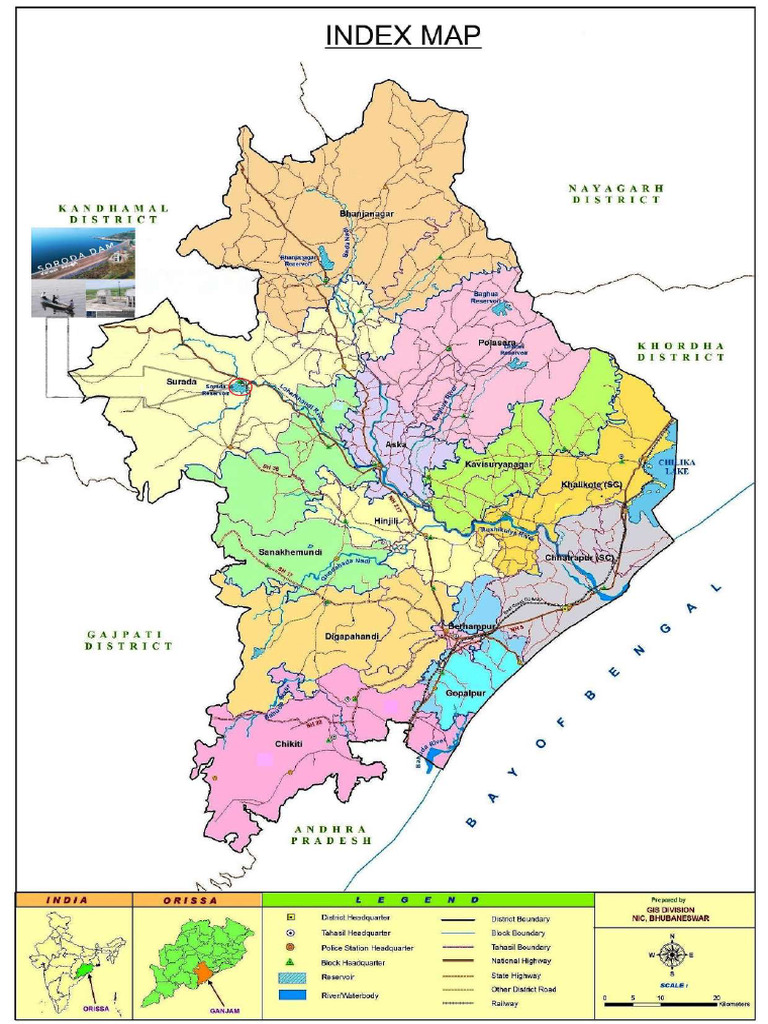 Assembly Constituency Map GANJAM 1 SORODA | PDF
