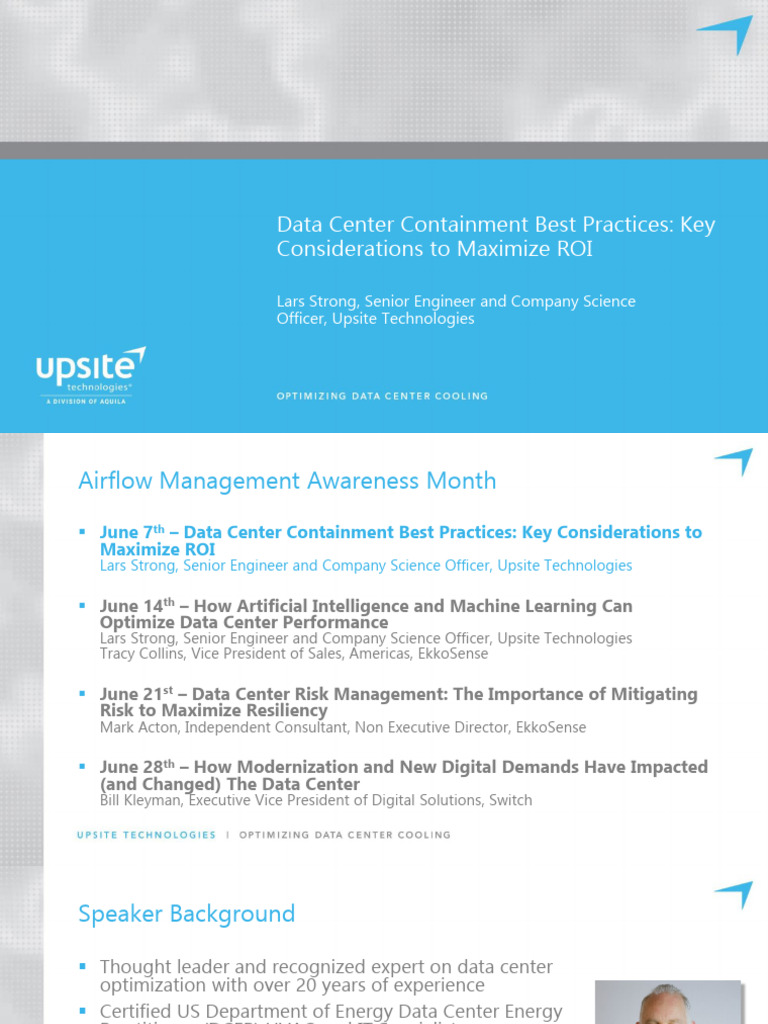 Data Center Containment Best Practices Final | PDF | Data Center | Door
