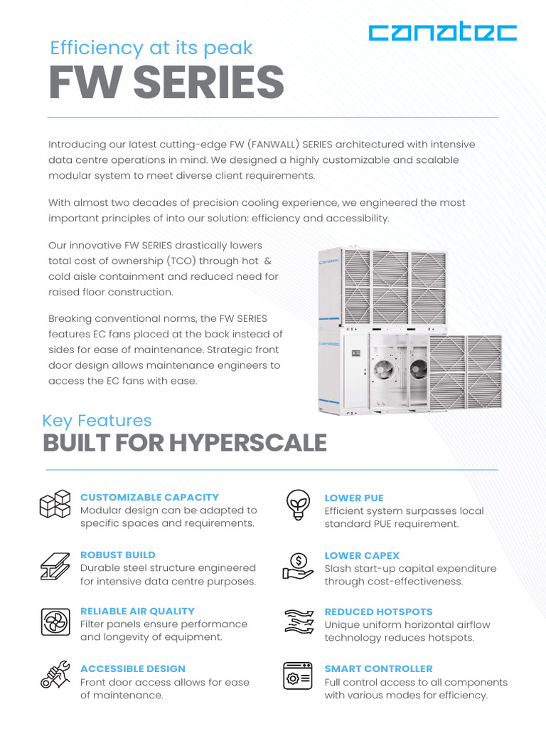 CANATEC FW SERIES - Compressed | PDF | Data Center