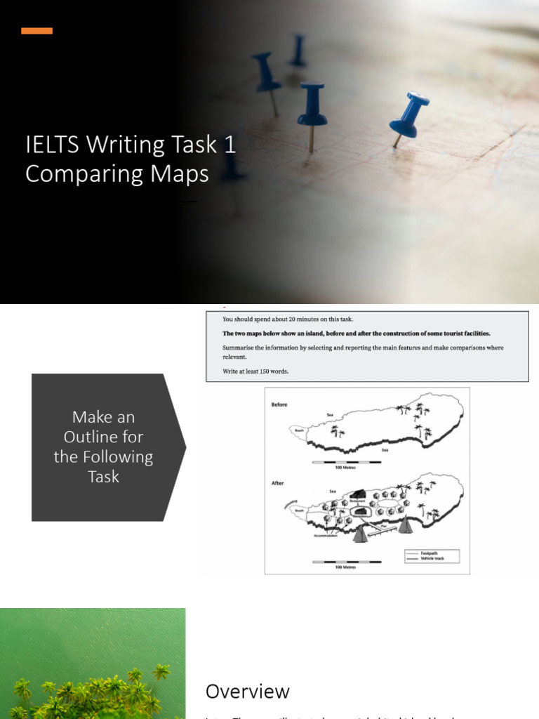 Writing Task 1 Comparing Maps | PDF