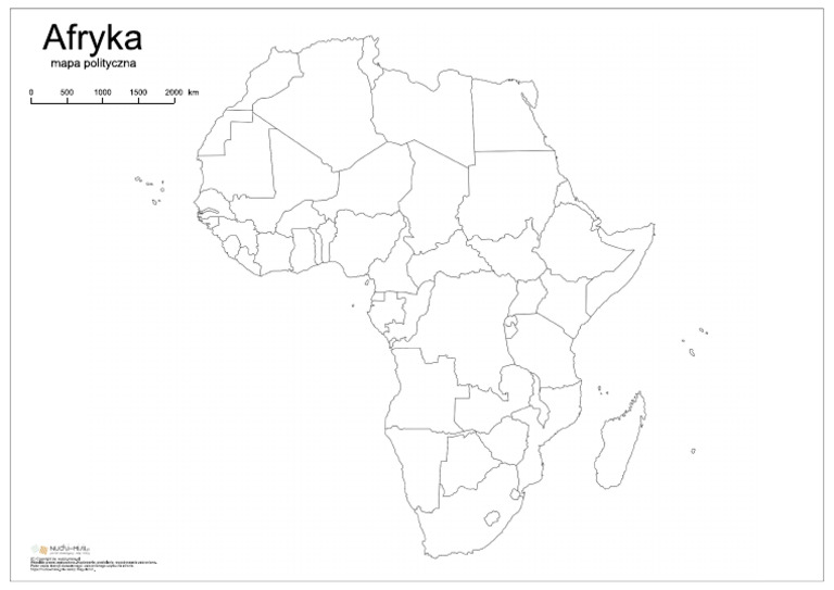 Nudzi-Misie PL Mapa Polityczna Afryki A3 | PDF