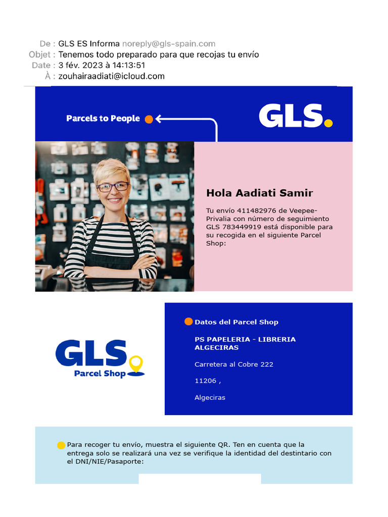 Tenemos Todo Preparado para Que Recojas Tu Envío | PDF