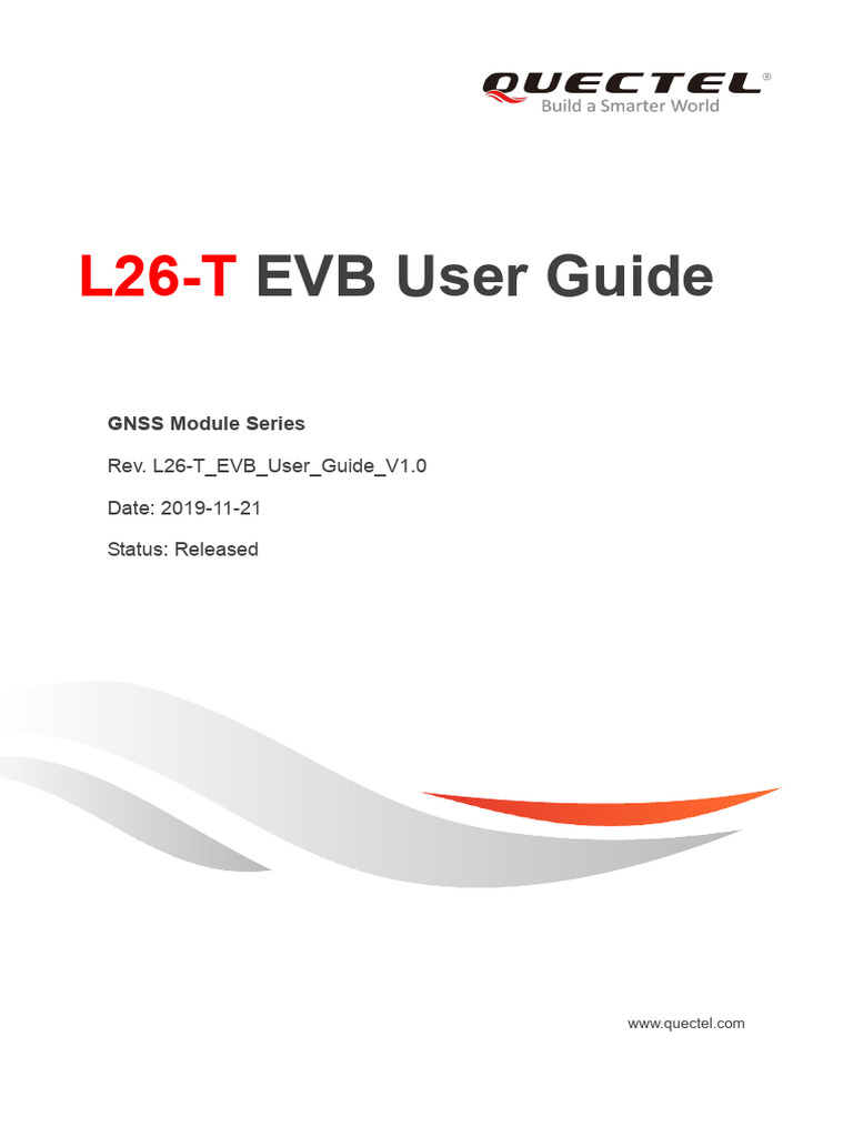 Quectel l26-t Evb User Guide v1-0 | PDF | Usb | Booting