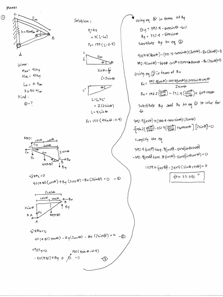 Mones Solution Problem 1 | PDF