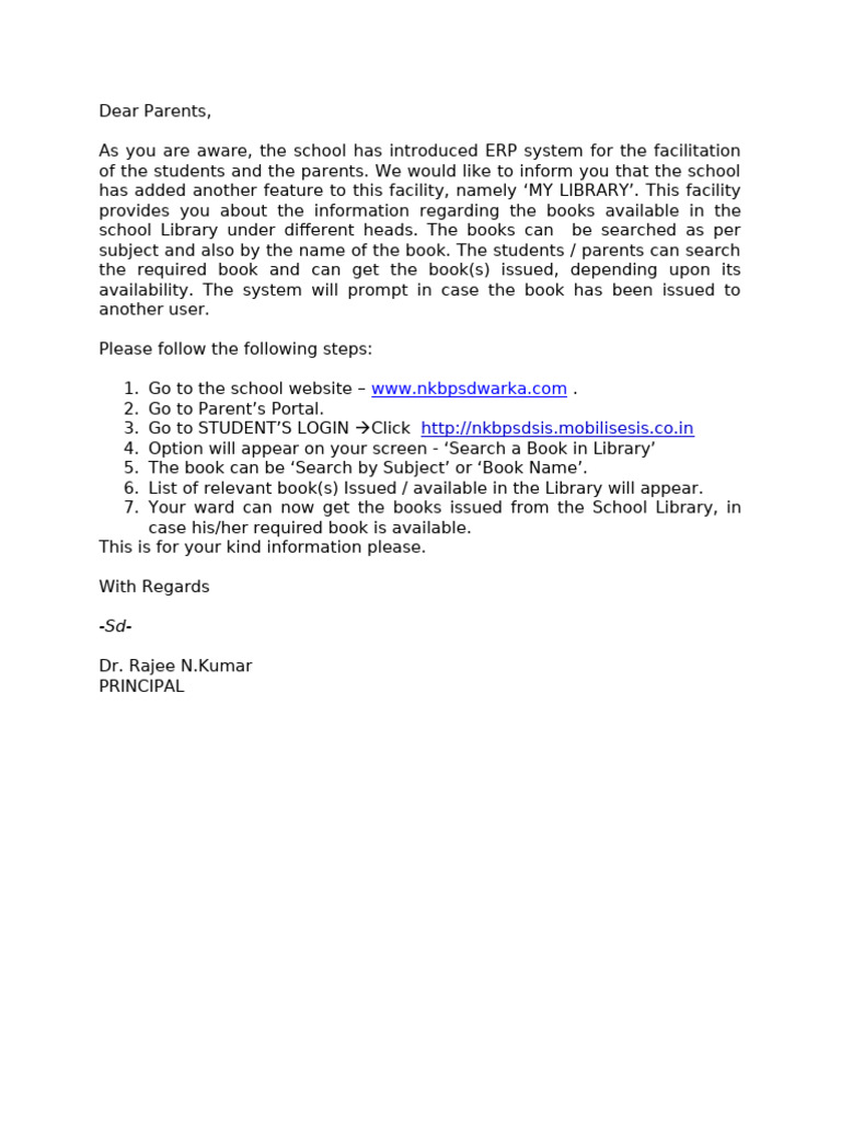 Notice School Library Update | PDF | Computers