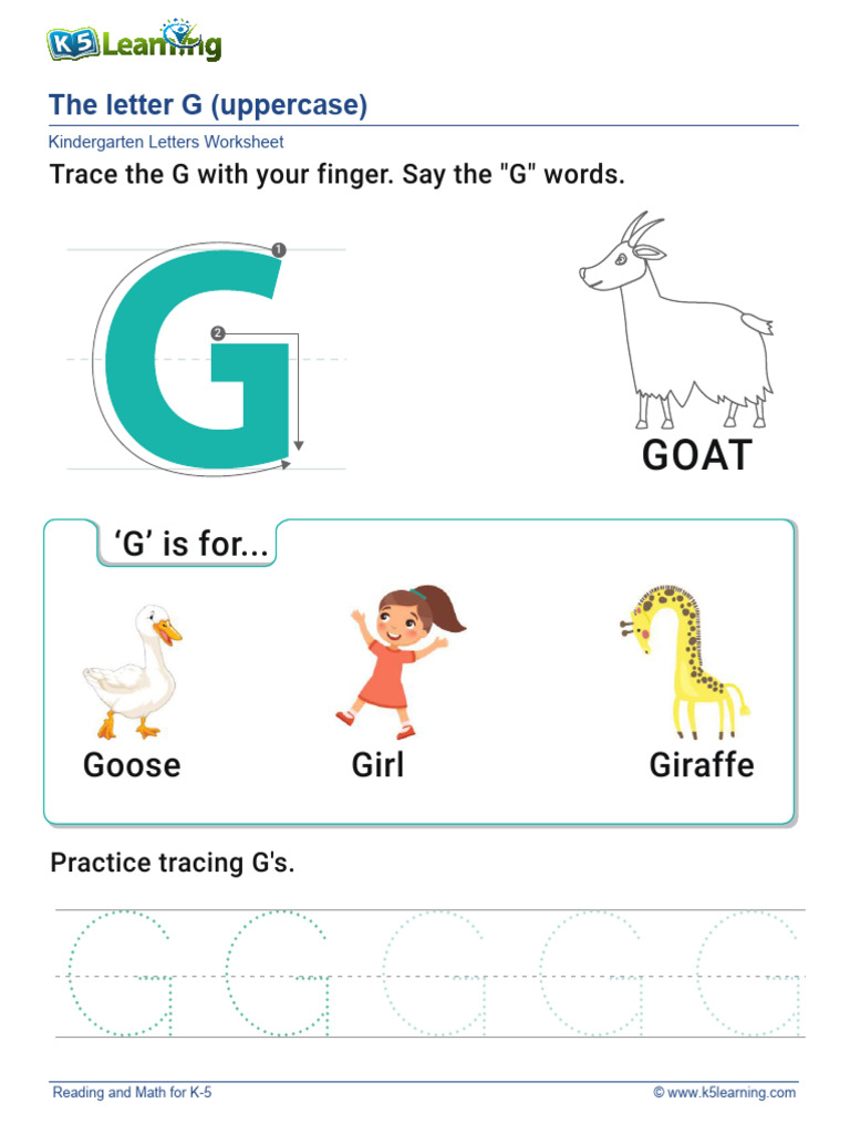Uppercase Letter G | PDF