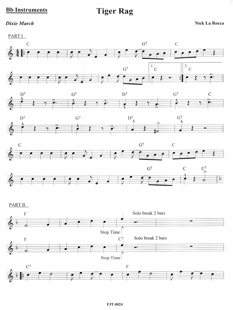 Tiger Rag BB | PDF