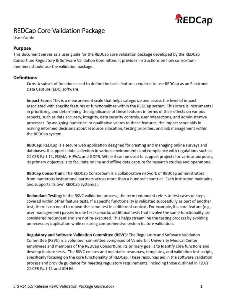 LTS v14.5.5 Release RSVC Validation Package Guide | PDF | Verification ...