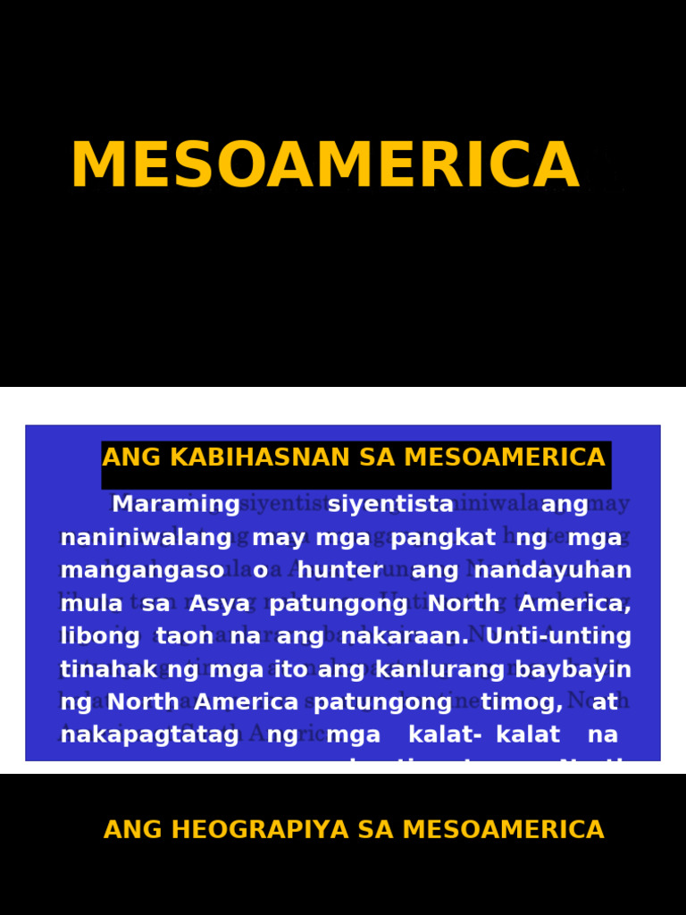 G8 AP Q2 Week 3 Kabihasnanag America Maya Aztec Olmec | PDF