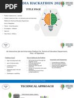 SIH Hackathon PPT | PDF