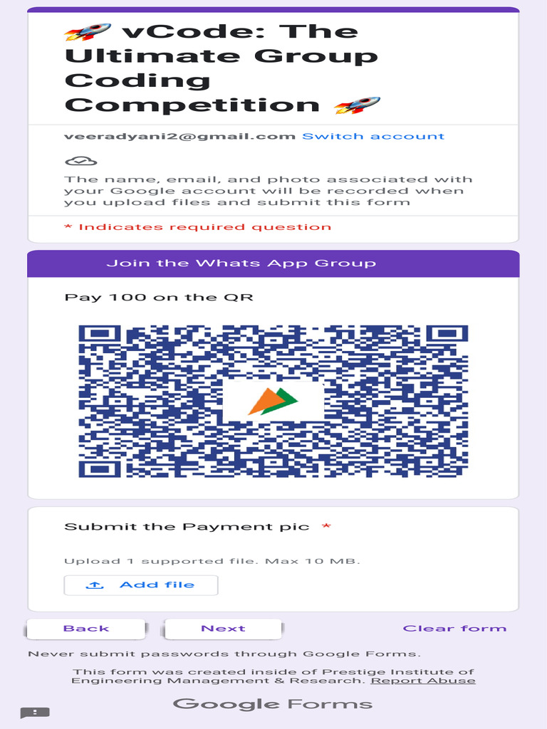 ? VCode The Ultimate Group Coding Competition ? | PDF