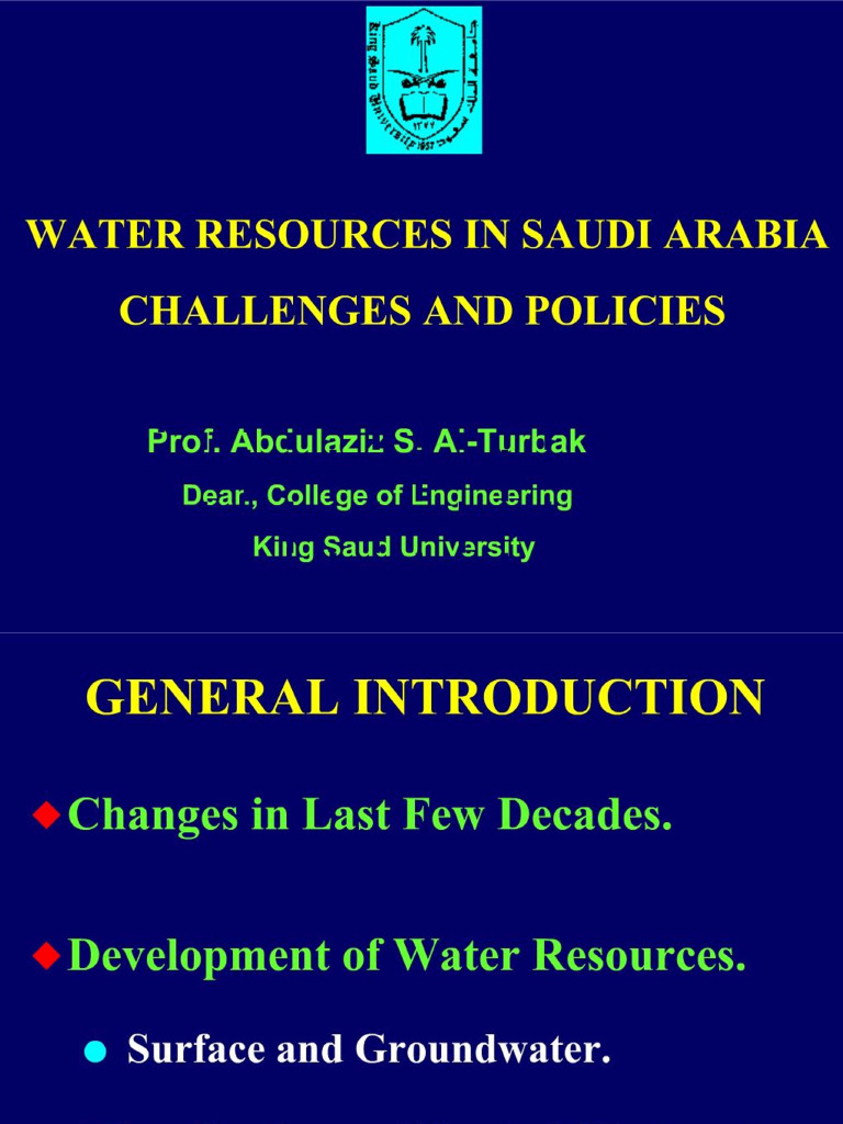 Arabia Water Resource | PDF
