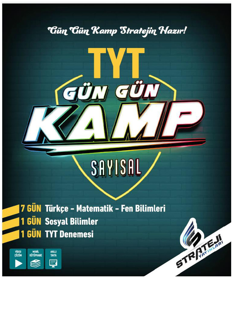 2023 Strateji̇ Yayinlari Gün Gün Tyt Sayisal Kamp | PDF