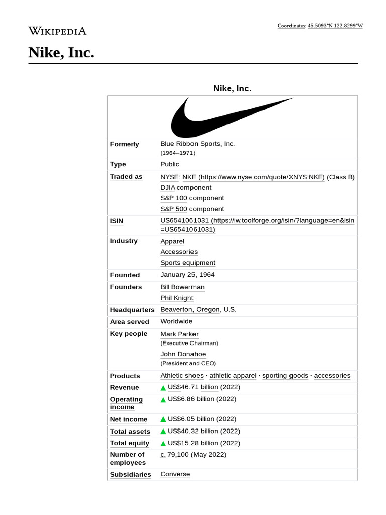 Nike Merged | PDF | Nike | Pricing