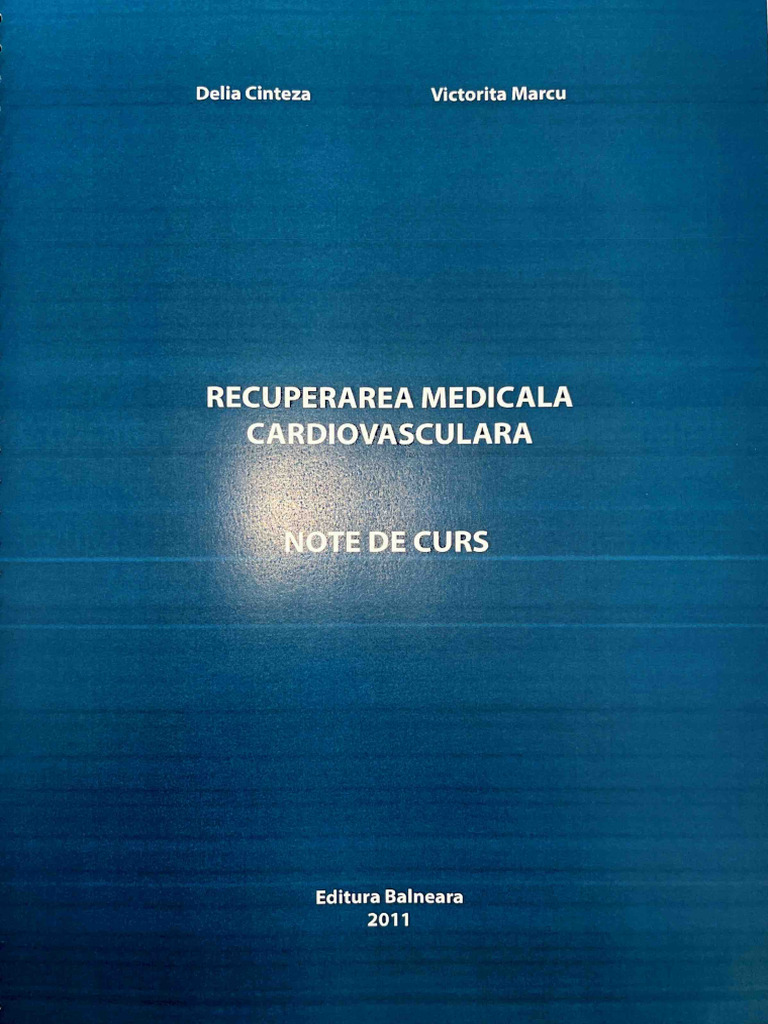 Recuperare Cardiologica Conf DR Cinteza | PDF