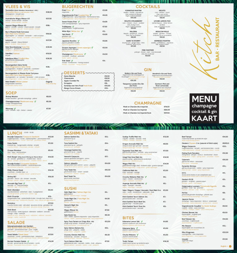 Kitch Menukaart 2022 v2 5 | PDF