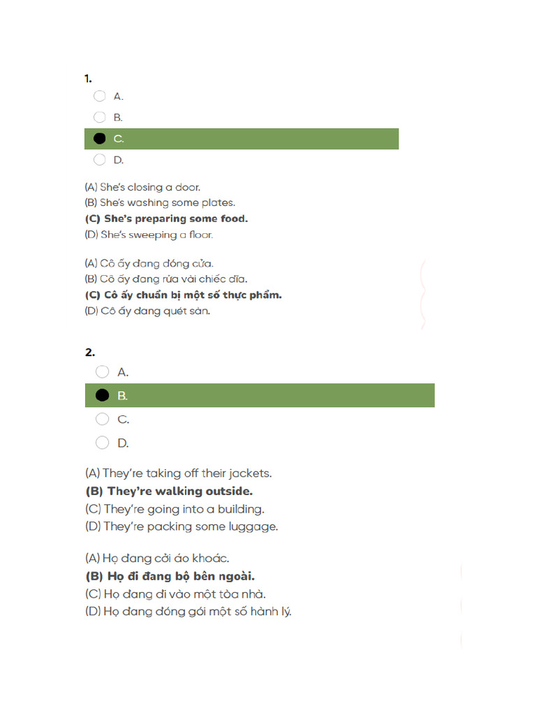 Part 2 - Demo Test 2 | PDF