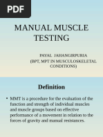 Manual Muscle Testing Grading System | PDF